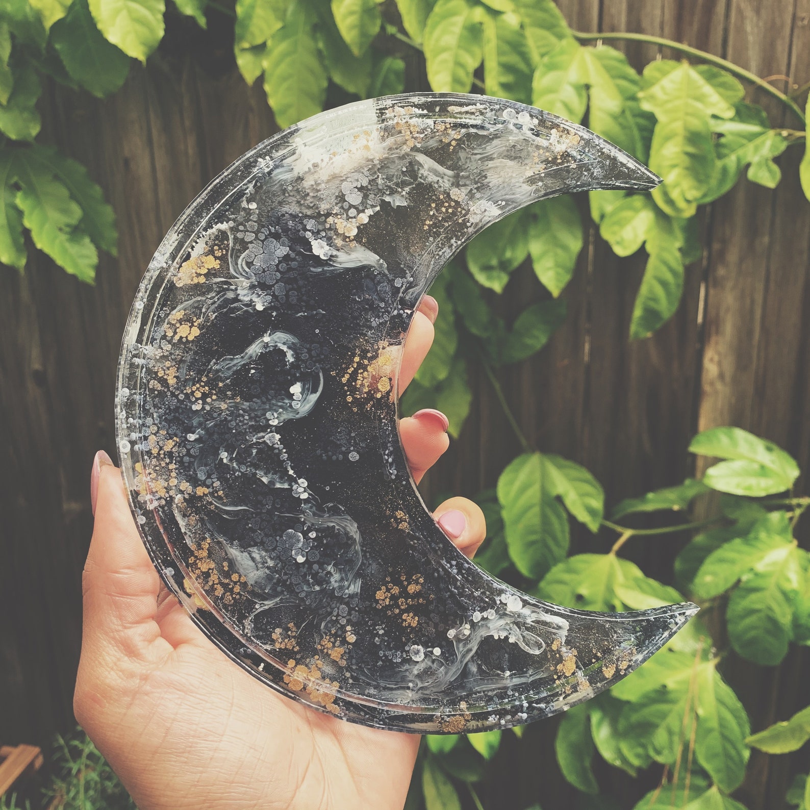 Crescent Moon Trinket Tray - Etsy