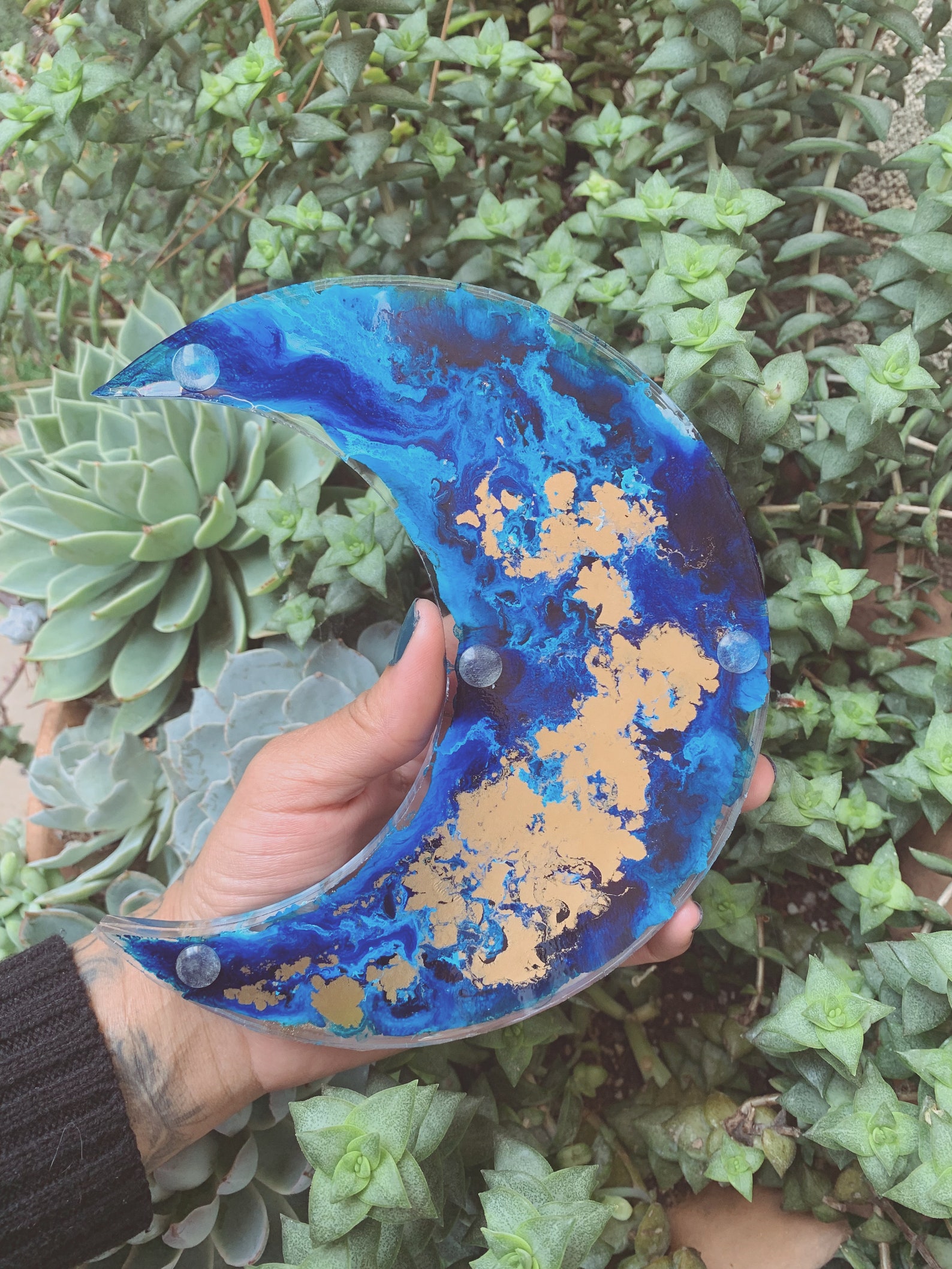 Crescent Moon Trinket Tray - Etsy