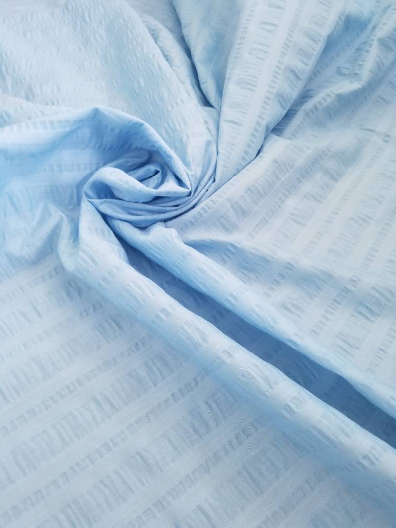 Aqua Blue Color Self Embossed Mercerised 100% Soft Cotton | Etsy