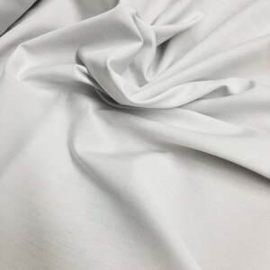 Soft Cotton Solid Silver Gray Color Fabric by Yard 54" Wide Can Be Used ...