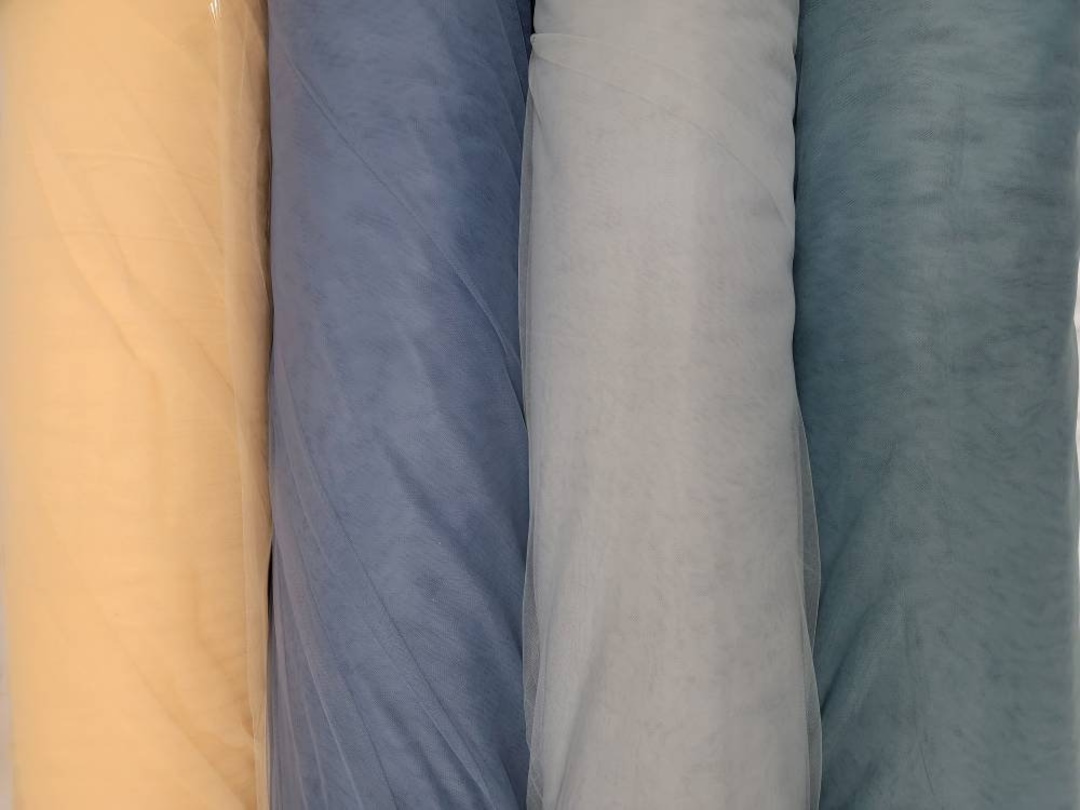Super Fine Soft All Colors Tulle 60" Wide Sold by the Yard Usable for ...