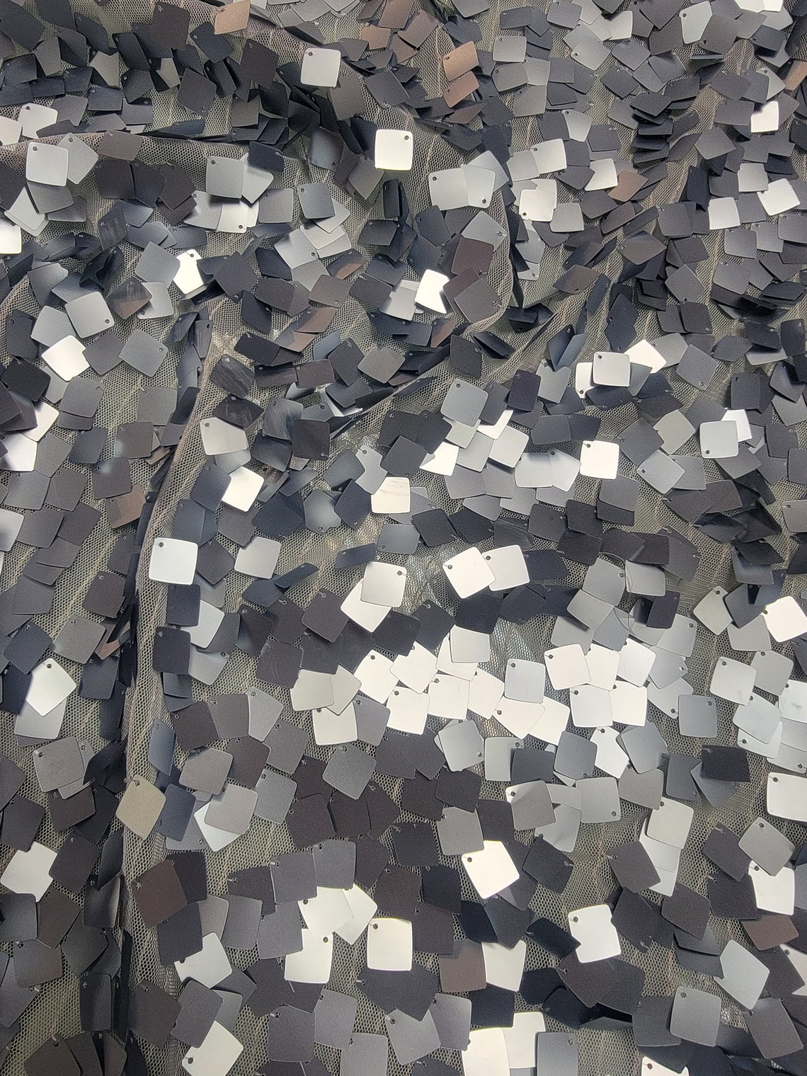 Square Payaat Sequence Fabric 54" Wide Usable for Apparel Accessories ...