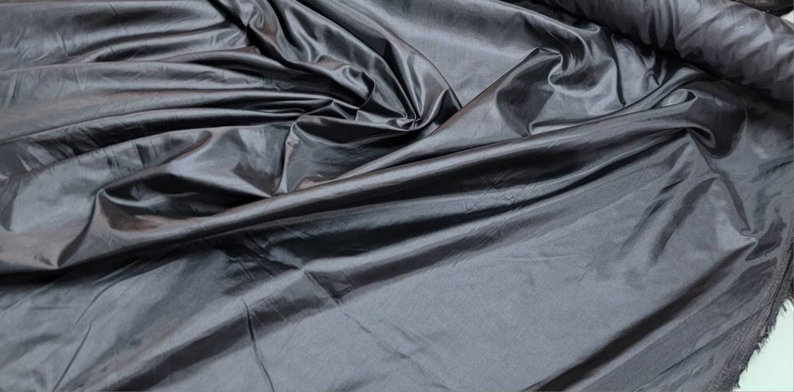 Black Color Polyester Lining Fabric is Soft Light Weightand - Etsy