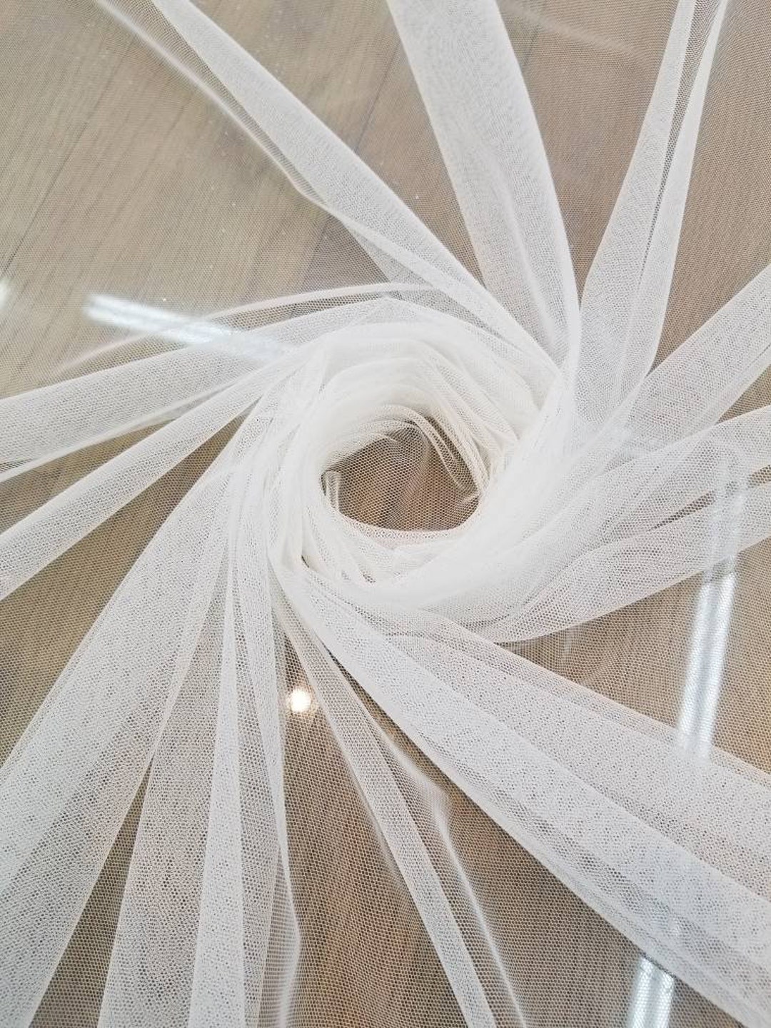 Super Fine Soft off White Color Tulle/mesh 60" Wide Sold by the Yard ...