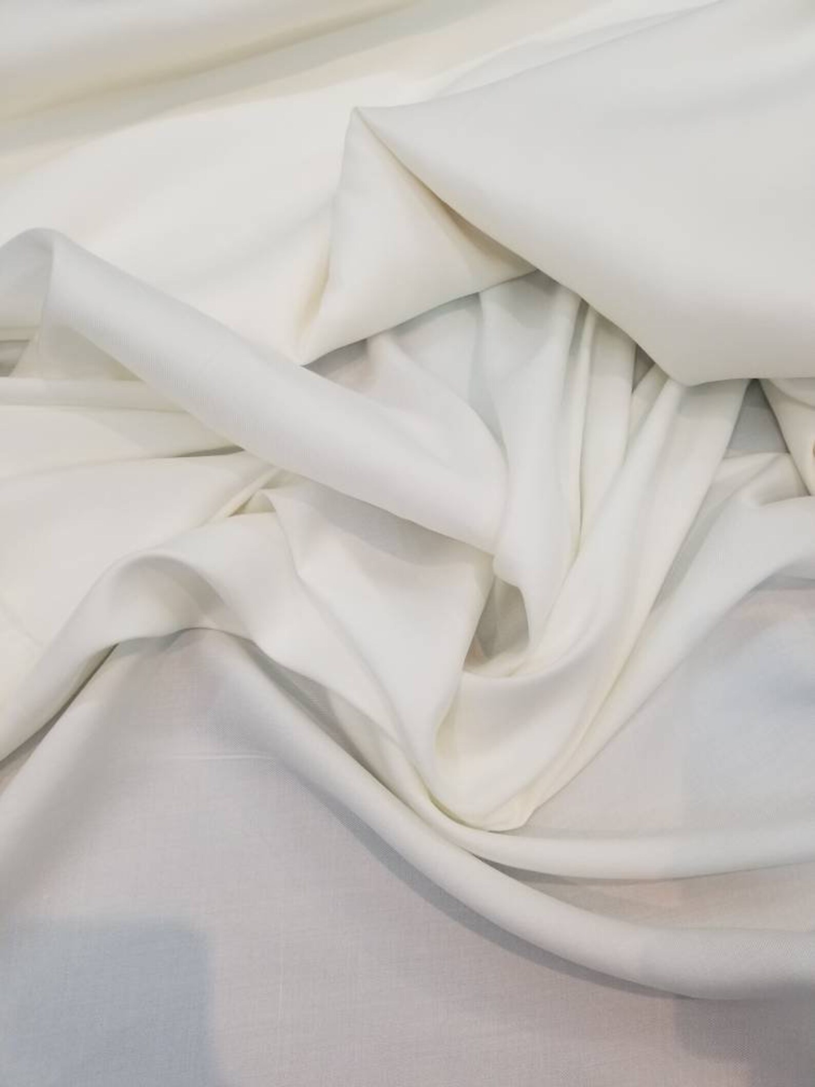 Off white soft and drapey poly linen medium weight usable for | Etsy