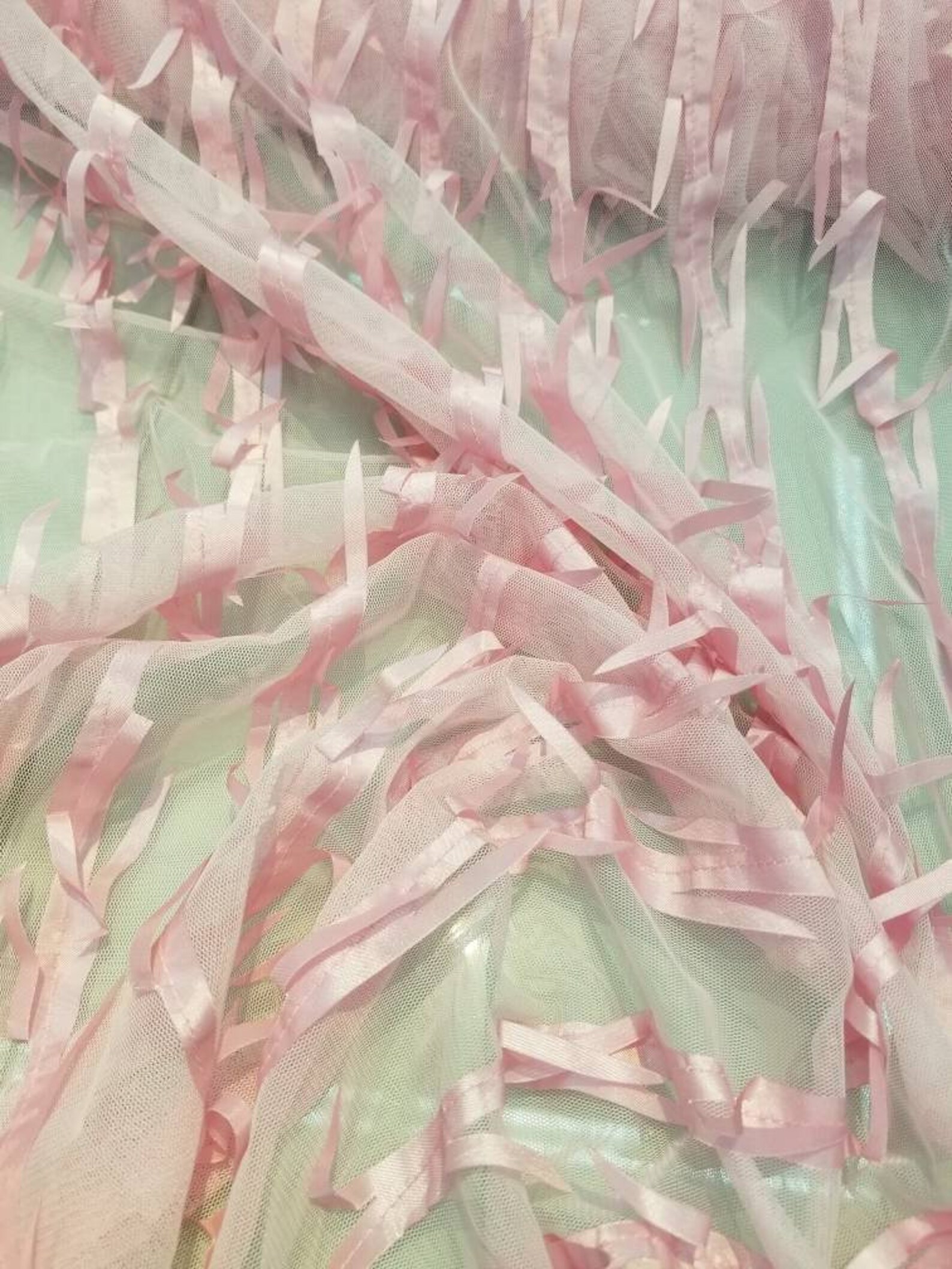 Super Fine Soft Ruffle Design Mesh/tulle Fabric. 60 Wide | Etsy