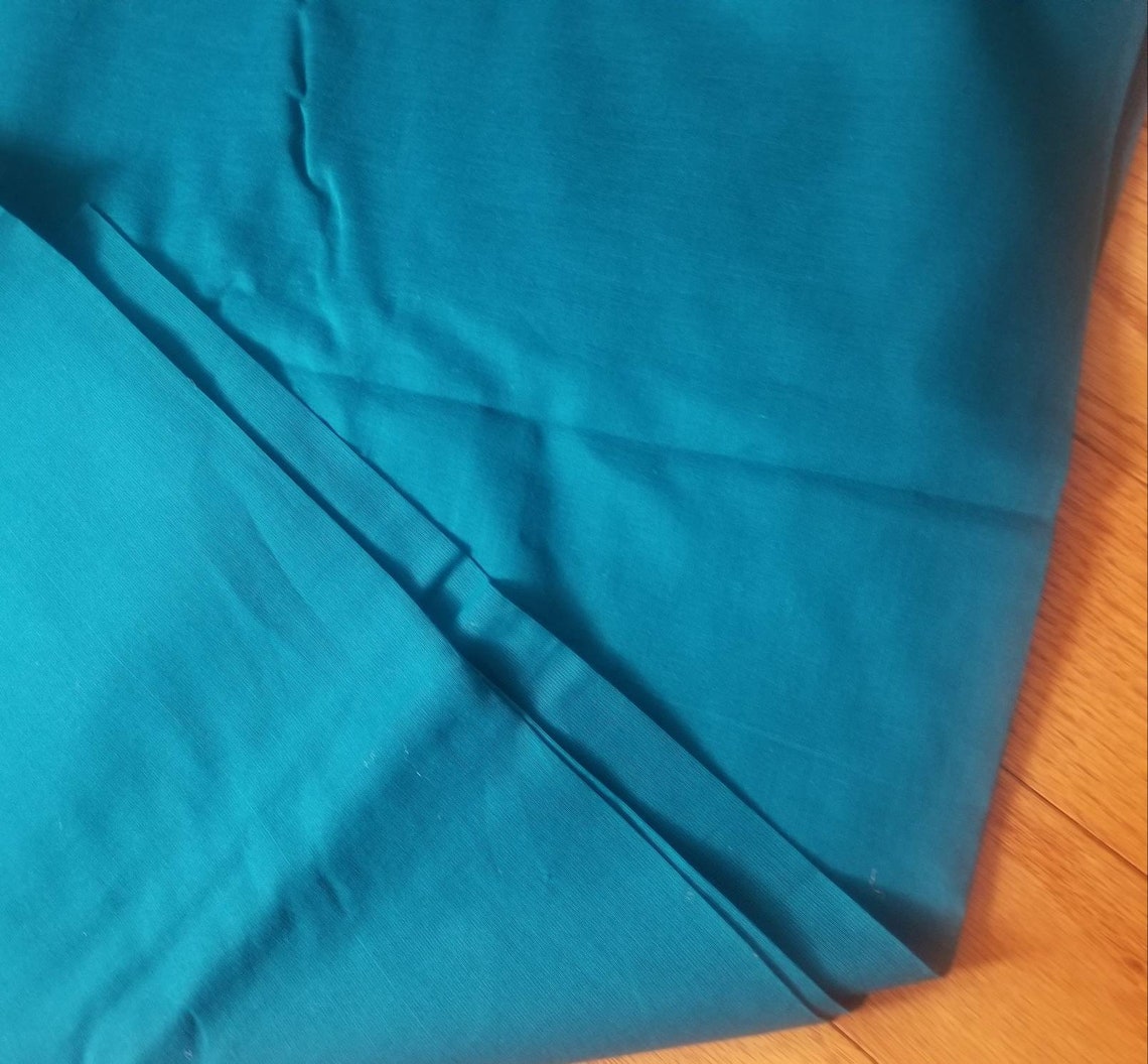 Teal Blue Color Mercerised 100% Soft Cotton Voile Fabric - Etsy