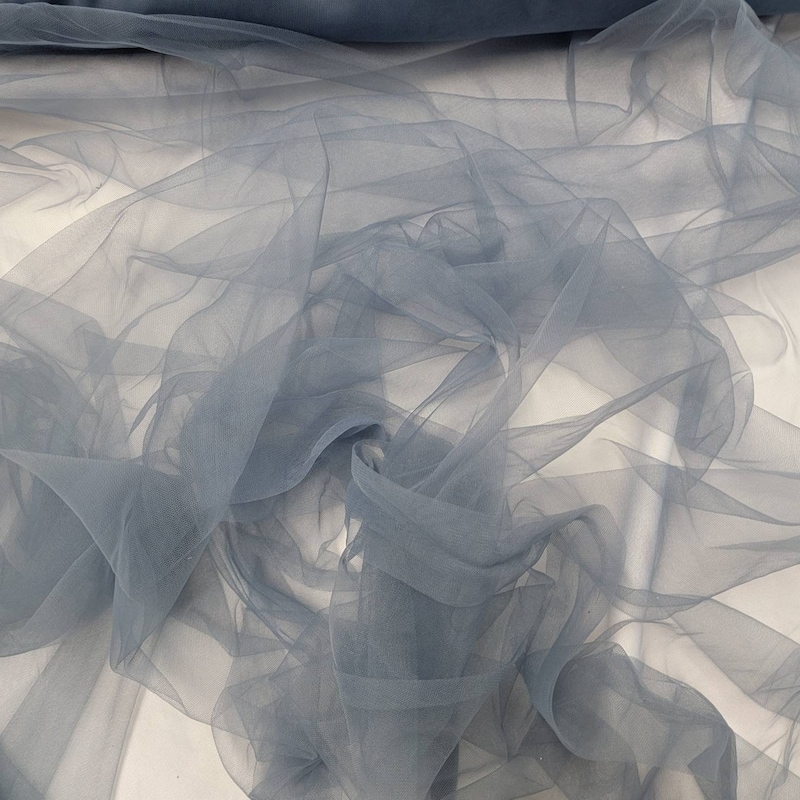 Grey Sheer Fabric - Etsy