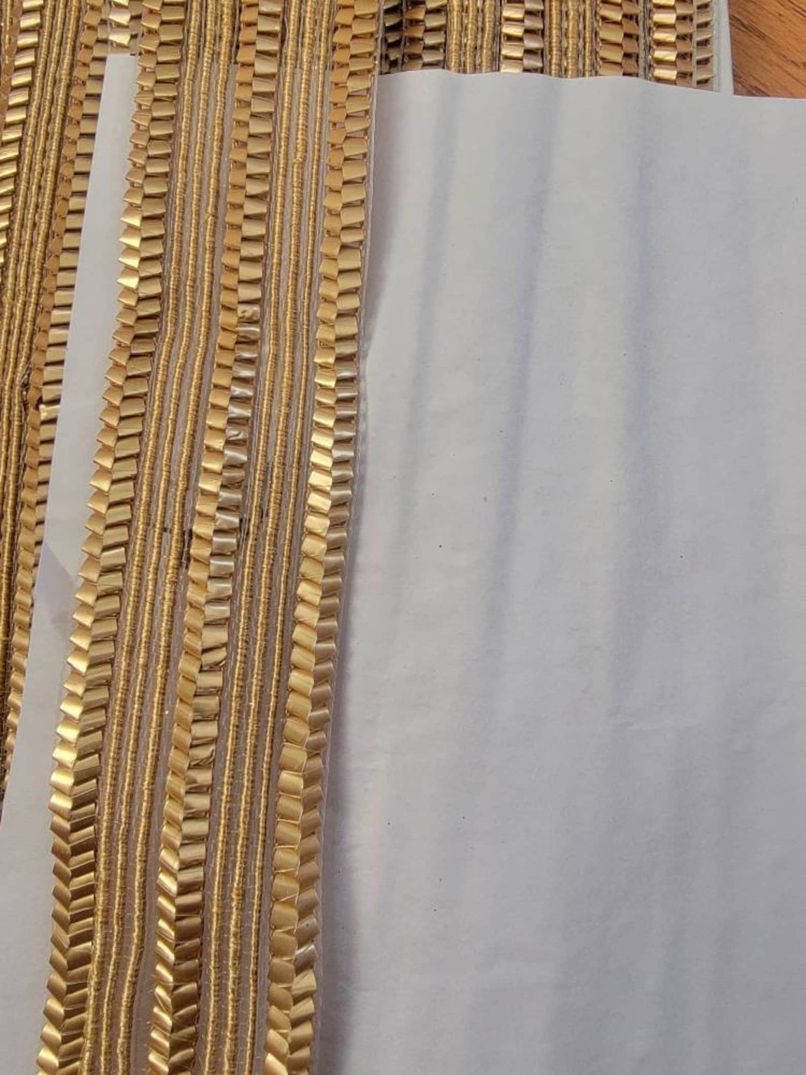 Gold Trim 1.5 Inches Wide Usable for Edges Finishing - Etsy