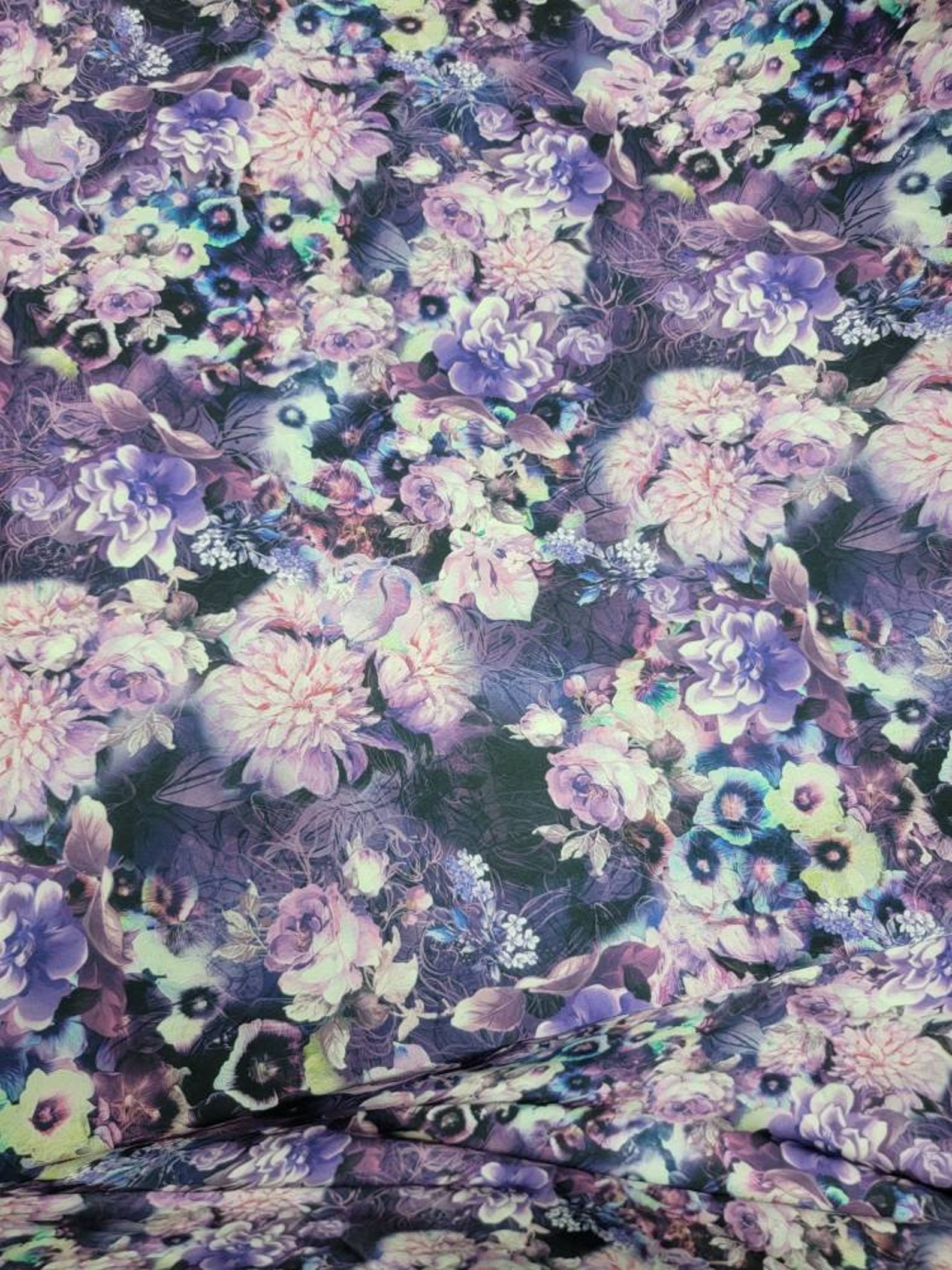 Digital Designer Floral Print Usable for Accessories Apparel | Etsy