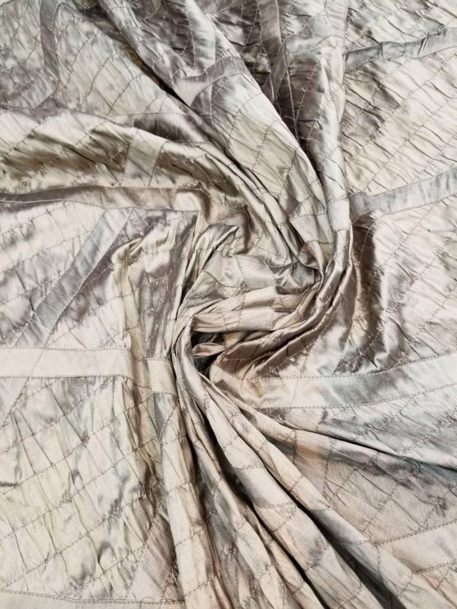 100% Silk Shantung Fabric Sown Beautifully to Use for Interior - Etsy