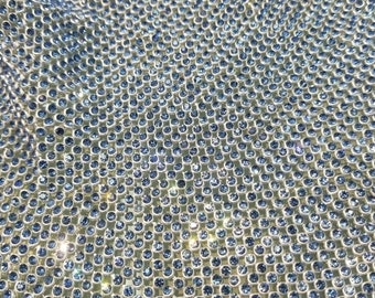 Rhinestone Sheets Rhinestones Fabric Rhinestones Mesh. Full | Etsy