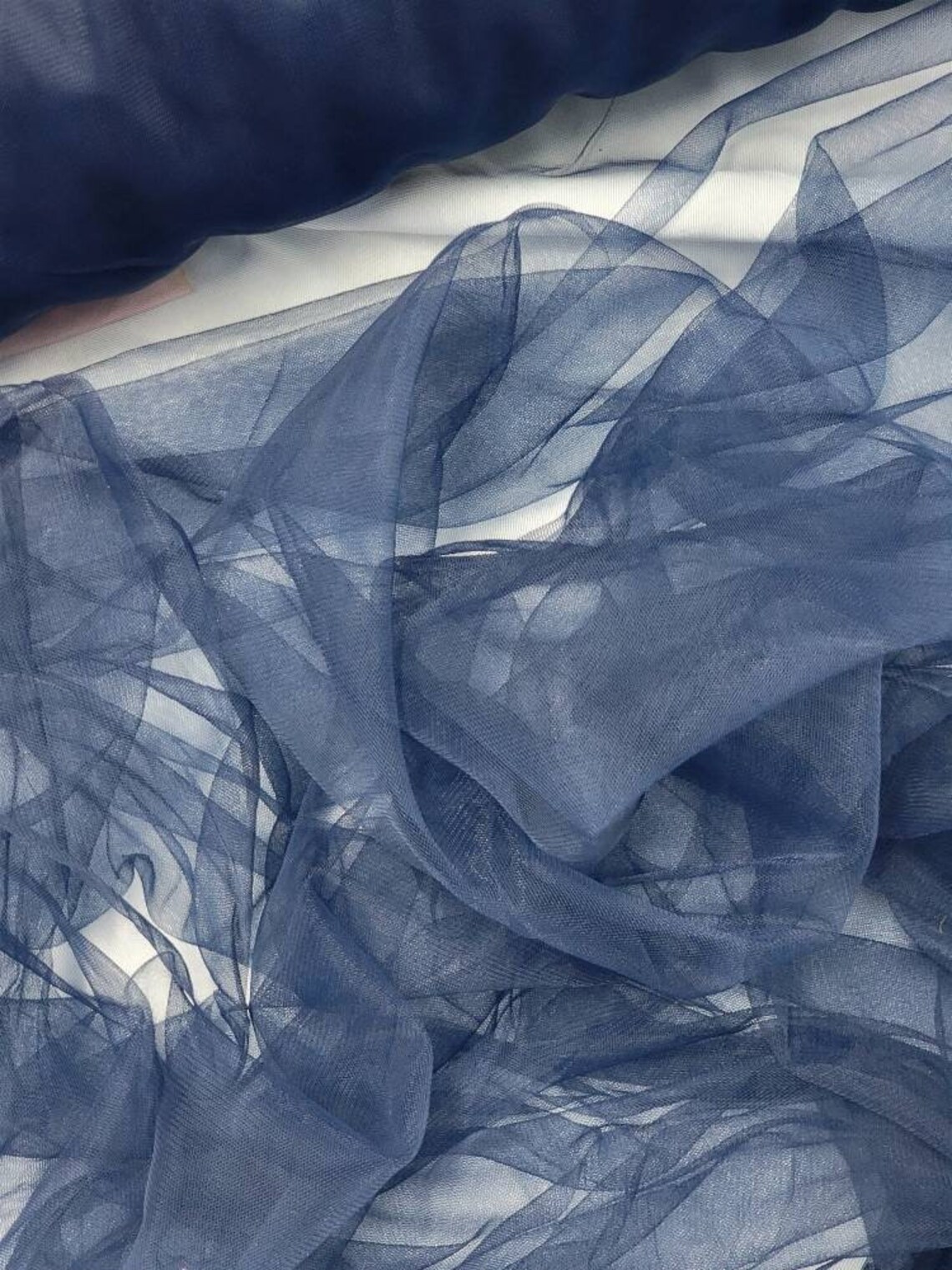 Super Fine Soft Navy Blue Color Tulle/mesh 60 Wide Sold - Etsy