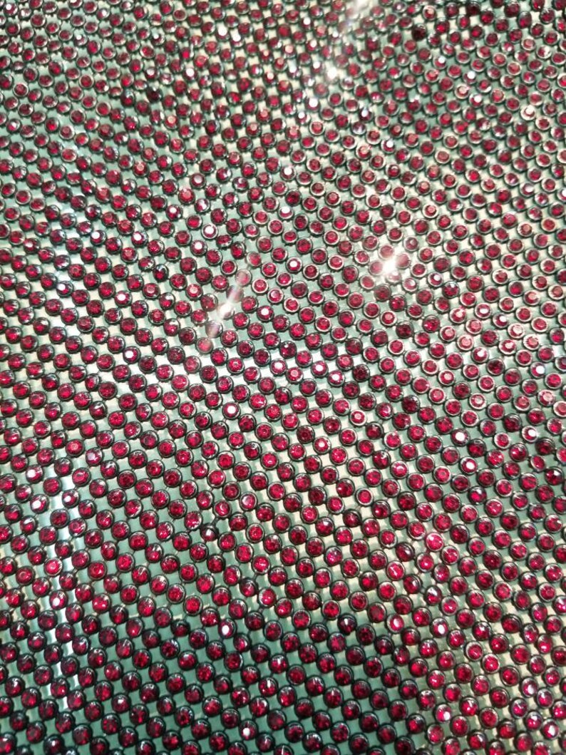 Rhinestone Sheets Rhinestones Fabric Rhinestones Mesh. Full | Etsy