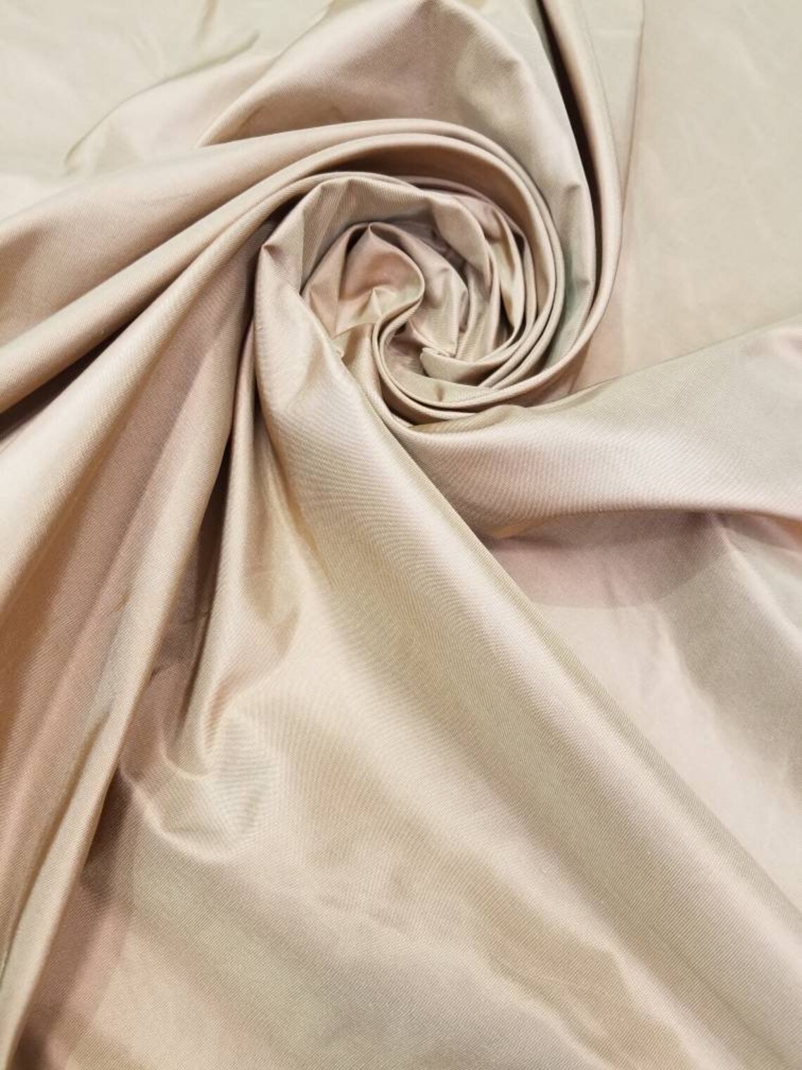 100% Silk Taffeta Blush Color. Silk Taffeta is a Crisper | Etsy