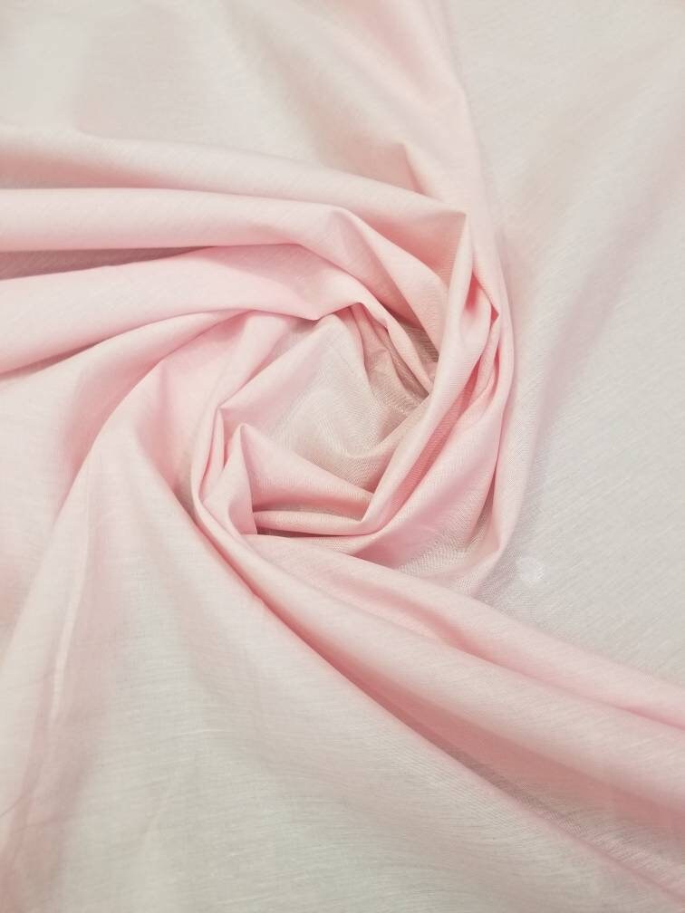 Pink Color Cotton Fabric Usable for Apparel Accessories and | Etsy