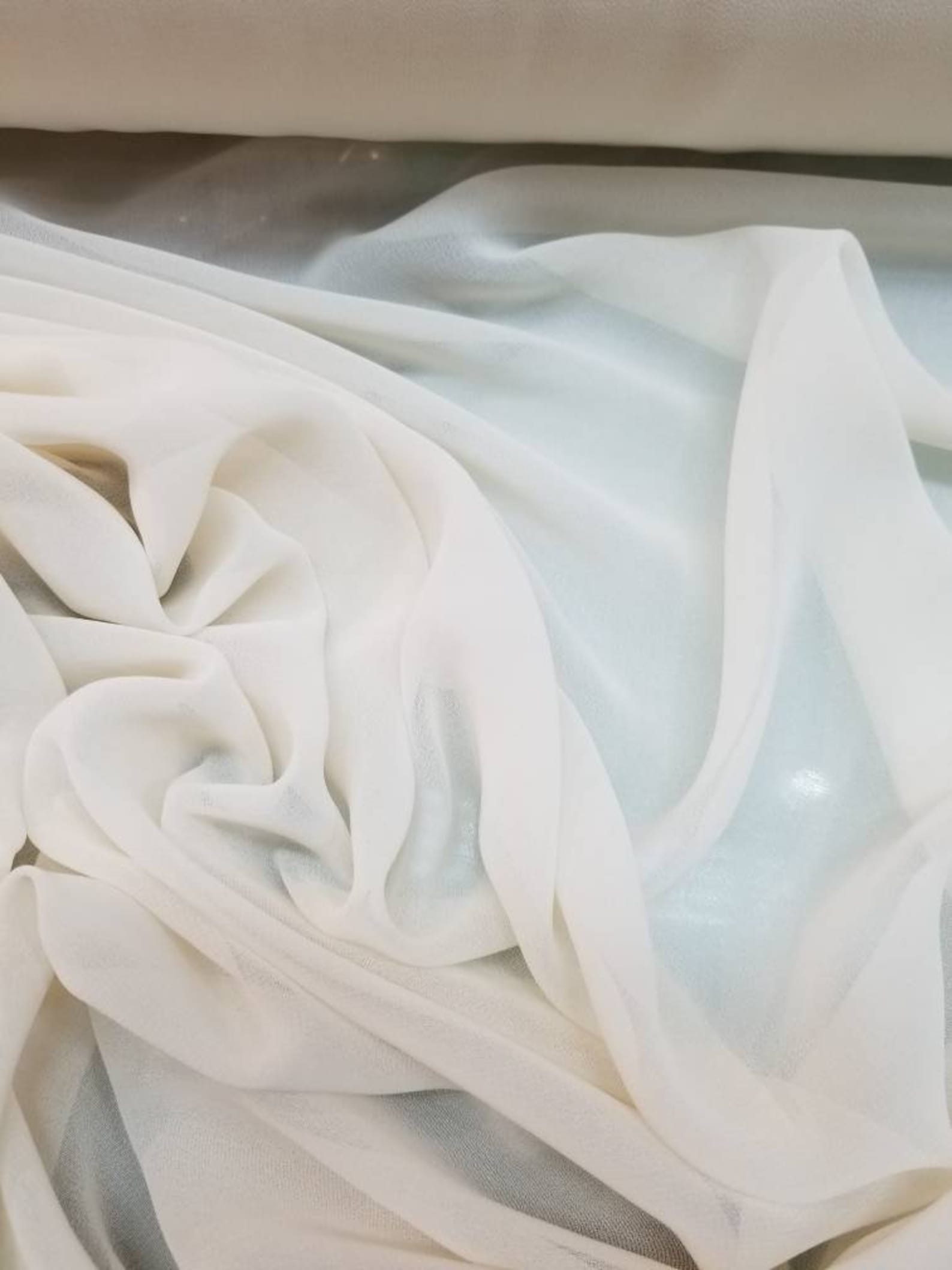 French Chiffon off White Color 57 Wide. Usable for | Etsy