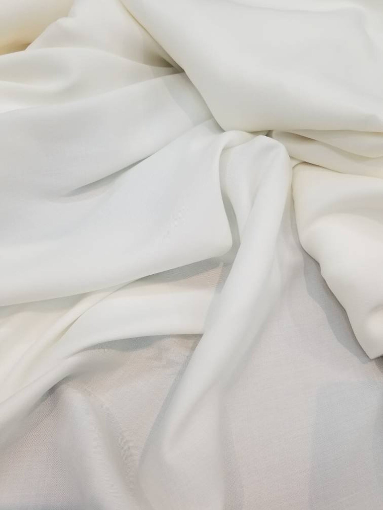 Off white soft and drapey poly linen medium weight usable for | Etsy