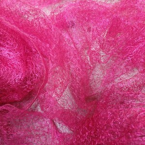 Bubble Pink Color Spangle Netting Soft Tulle Fabric Usable for Apparel ...