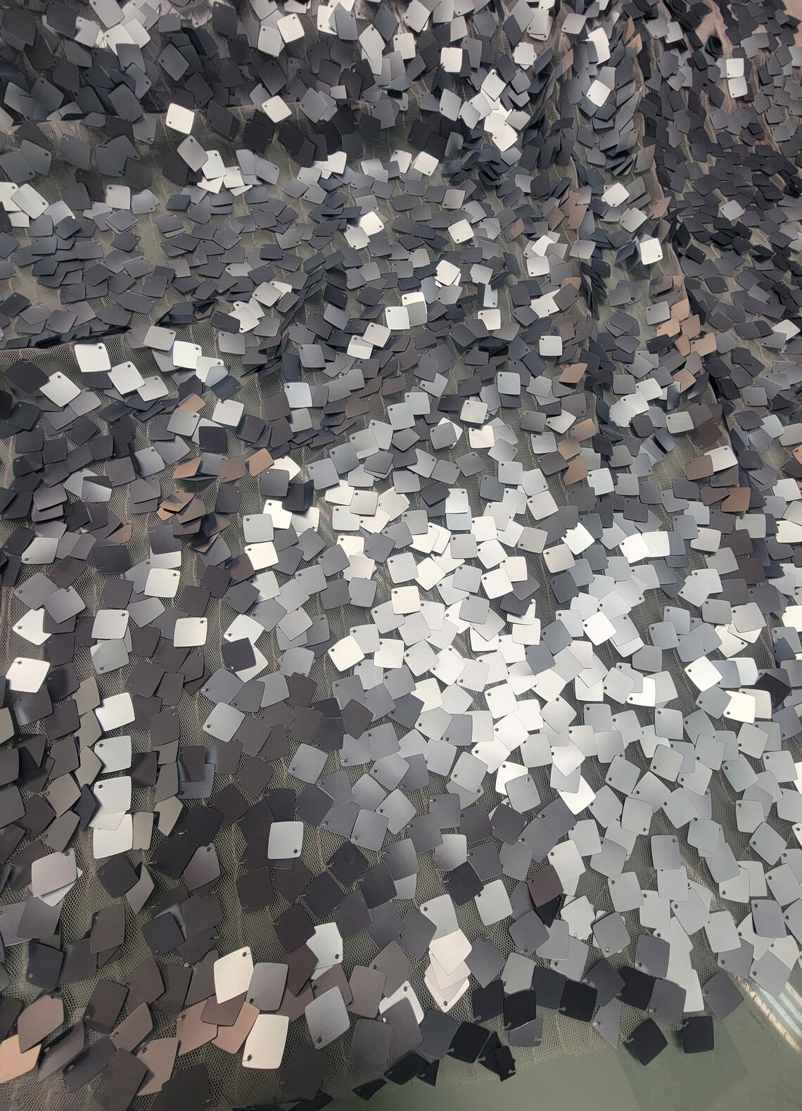 Square Payaat Sequence Fabric 54" Wide Usable for Apparel Accessories ...