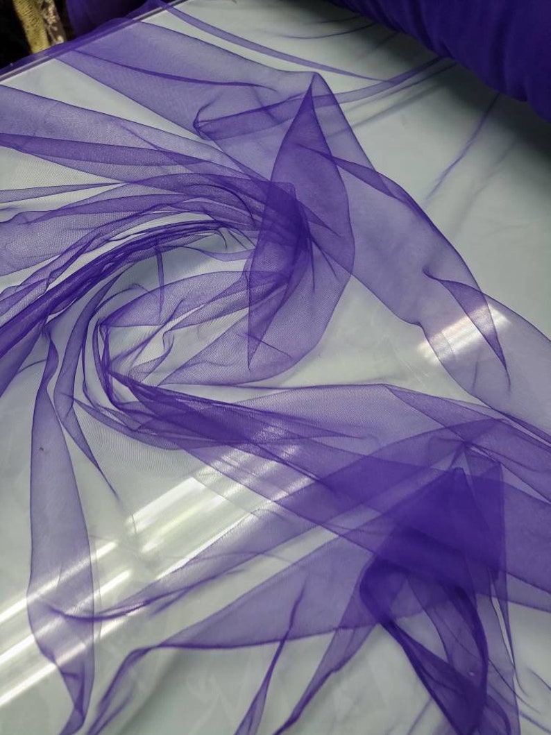 Mesh Super Fine Soft Bright Purple Color Tulle/mesh 60" Wide Sold by ...