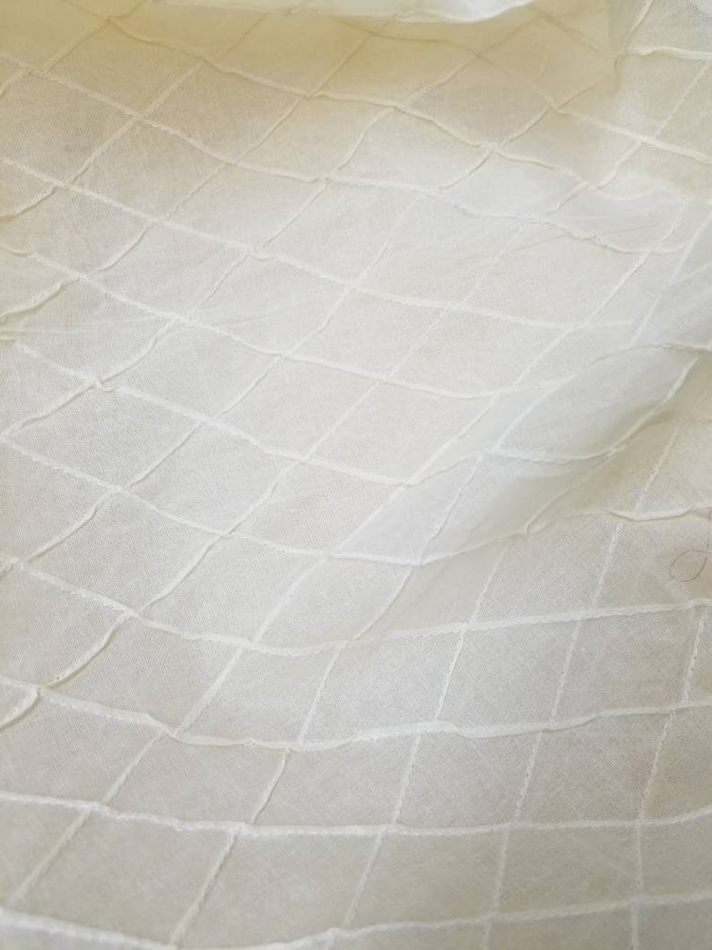 Lemon color 100% Cotton pintuck Organdy this fabric is stiff | Etsy