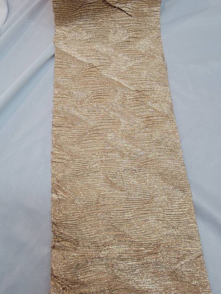 Rose Gold Color Krinkled 6 Incues Wide Trim Border Usable for Edges ...