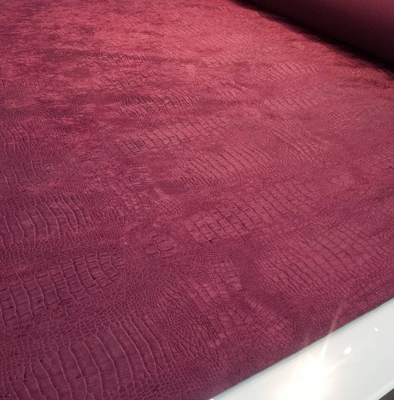 Alligator Print Heavy Poly Velvet Fabric 54 Inches Wide Usable - Etsy