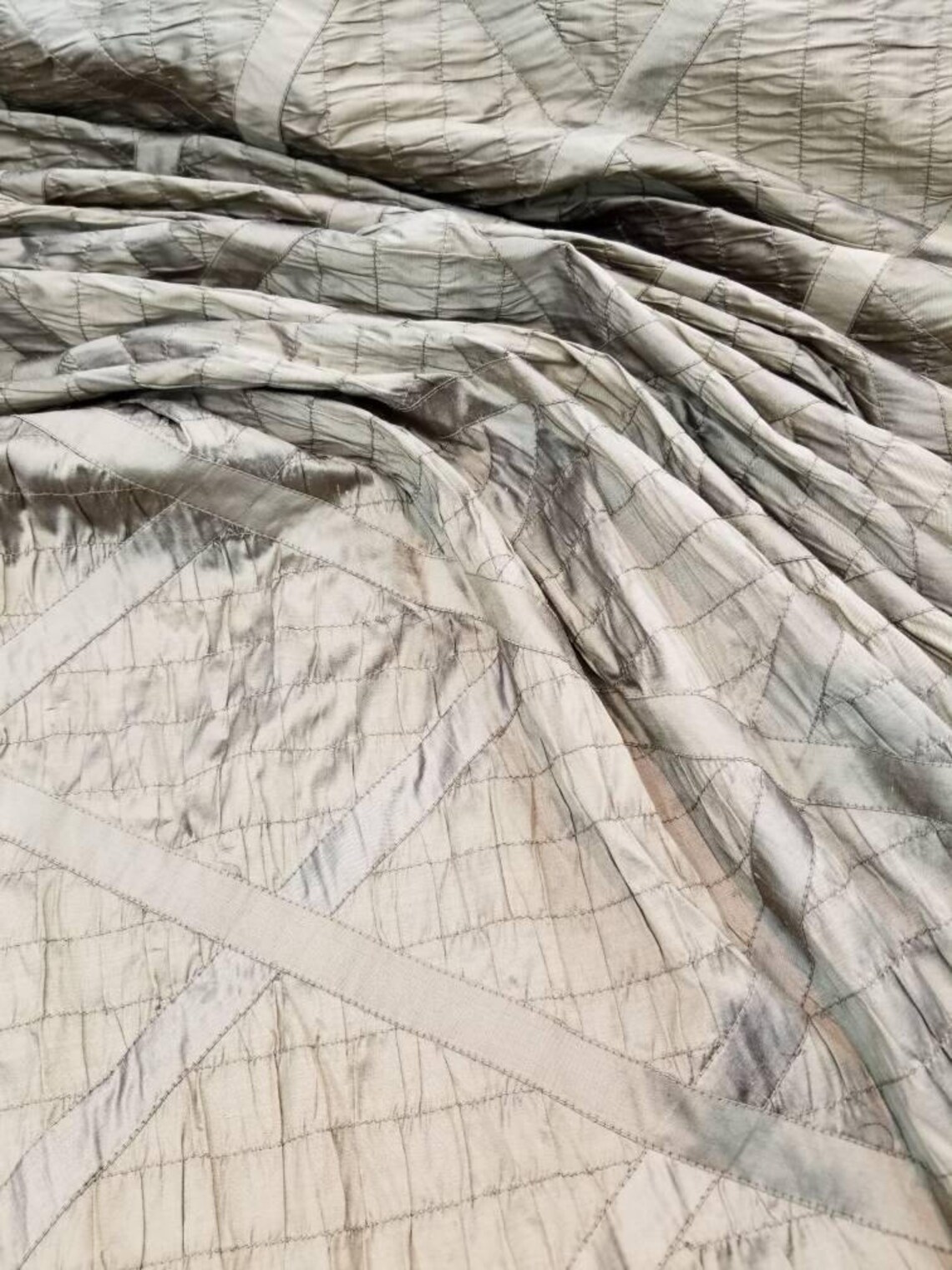 100% Silk Shantung Fabric Sown Beautifully to Use for Interior - Etsy