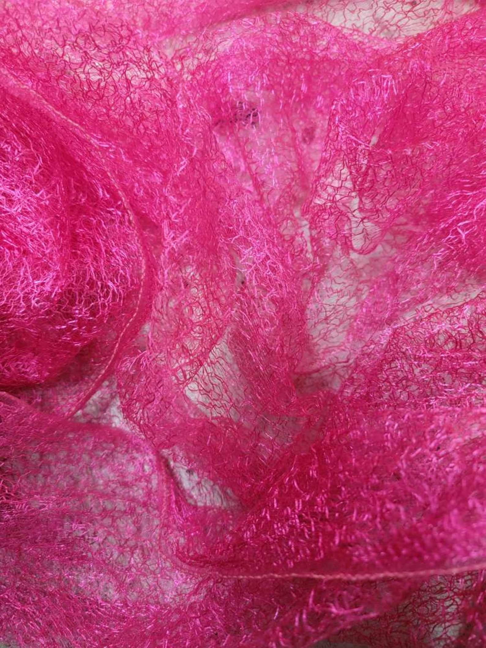 Bubble Pink Color Spangle Netting Soft Tulle Fabric Usable for Apparel ...