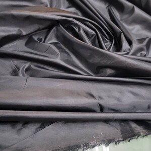 Black Color Polyester Lining Fabric is Soft, Light Weight,and Has a ...