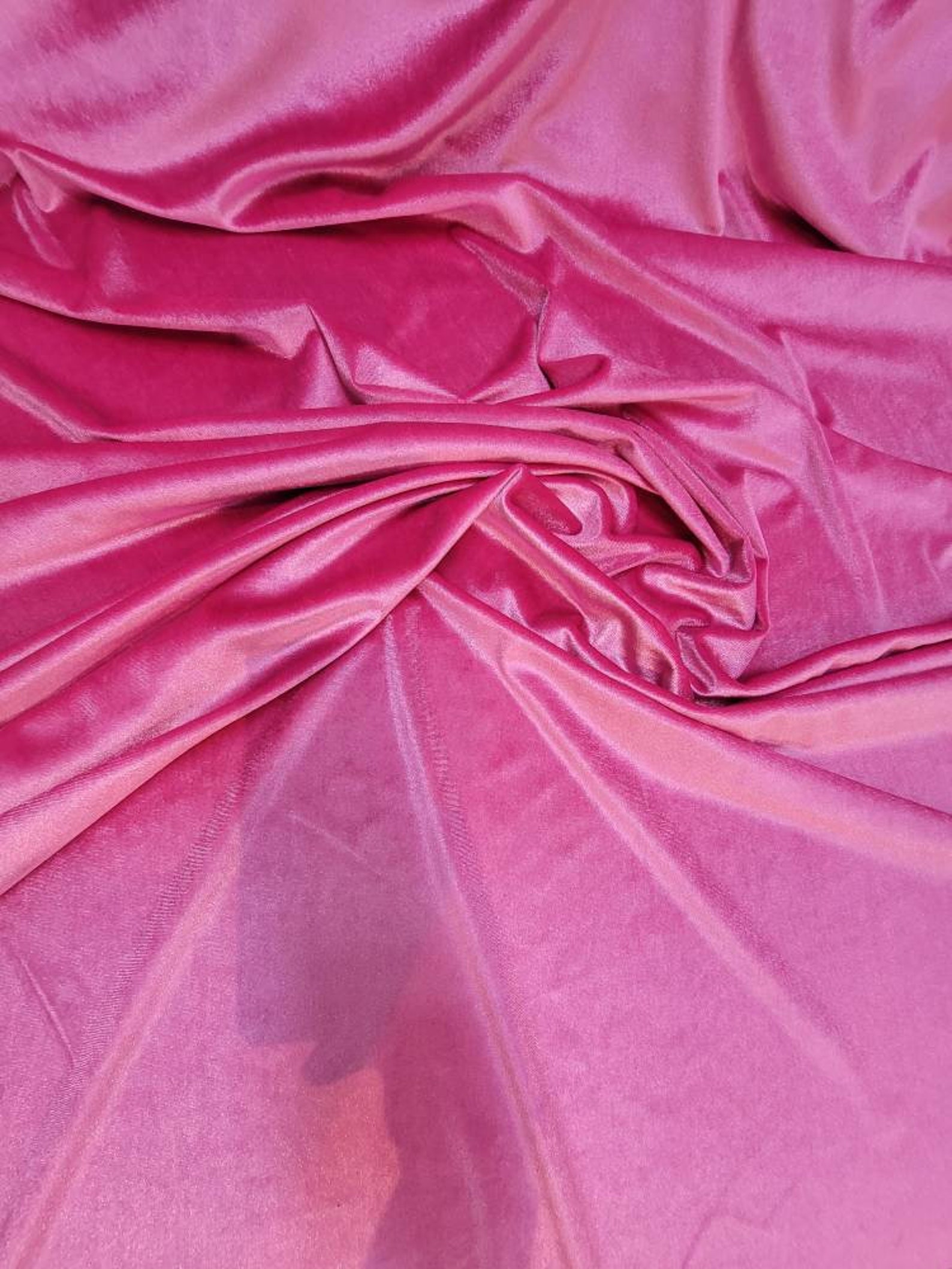 Pink Velour Color Stretch Velvet is 4 Way Stretch Smooth - Etsy