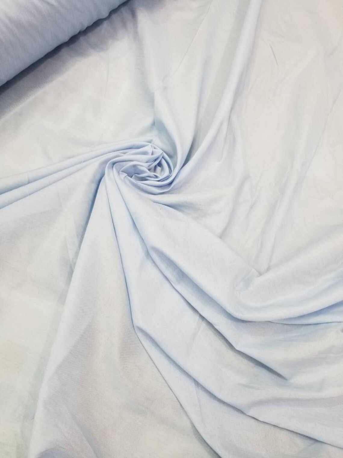 Baby Blue Color Cotton Fabric Usable for Apparel Accessories - Etsy