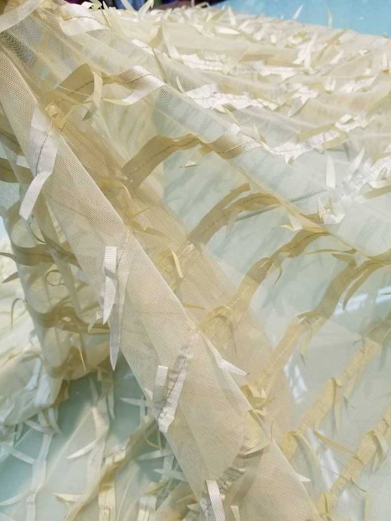 Super Fine Soft Ruffle Design Mesh/tulle Fabric. 60 Wide - Etsy