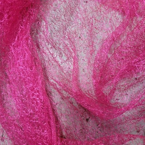 Bubble Pink Color Spangle Netting Soft Tulle Fabric Usable for Apparel ...