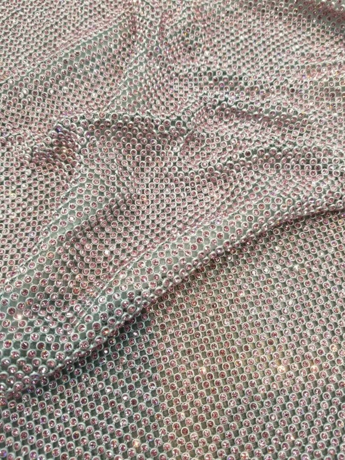 Rhinestone Sheets, Rhinestones Fabric, Rhinestones Mesh. Full Sheet ...