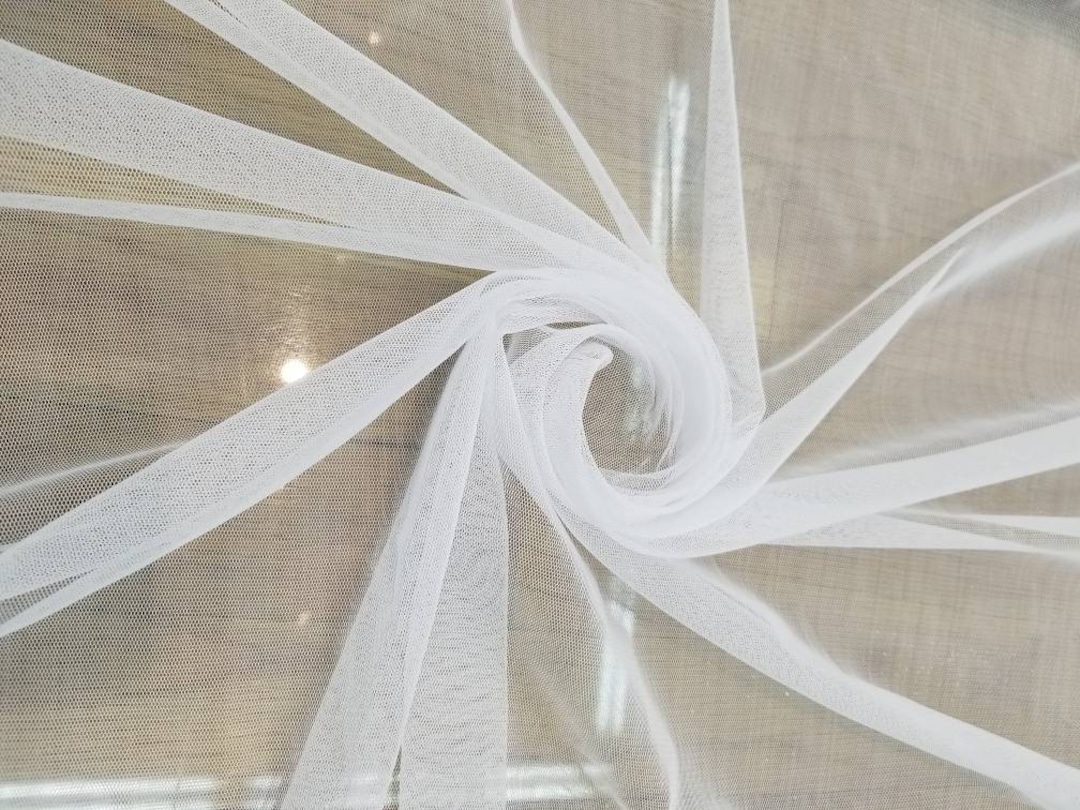Super Fine Soft White Color Tulle/mesh 60" Wide Sold by the Yard Usable ...