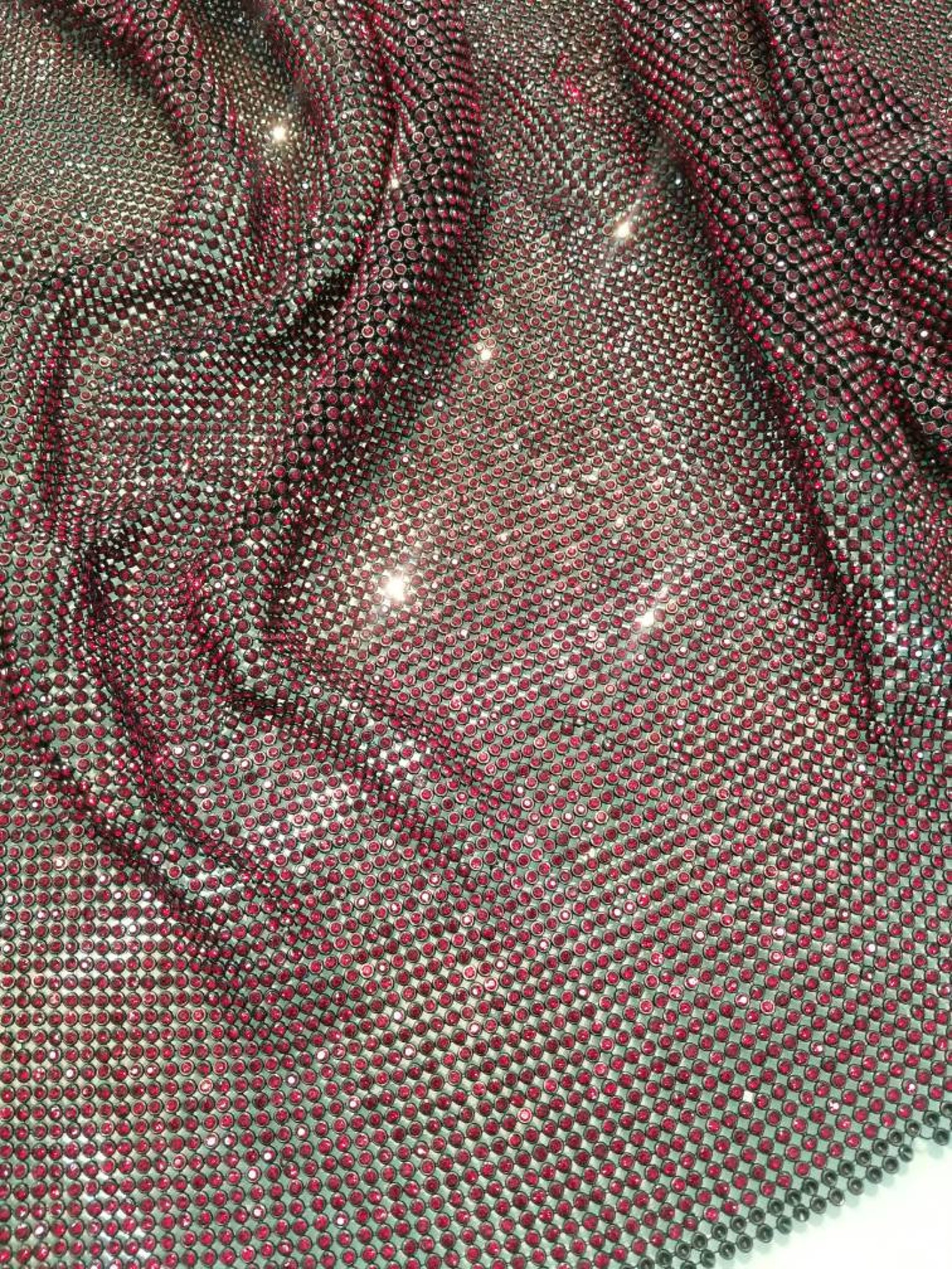 Rhinestone Sheets, Rhinestones Fabric, Rhinestones Mesh. Full Sheet ...