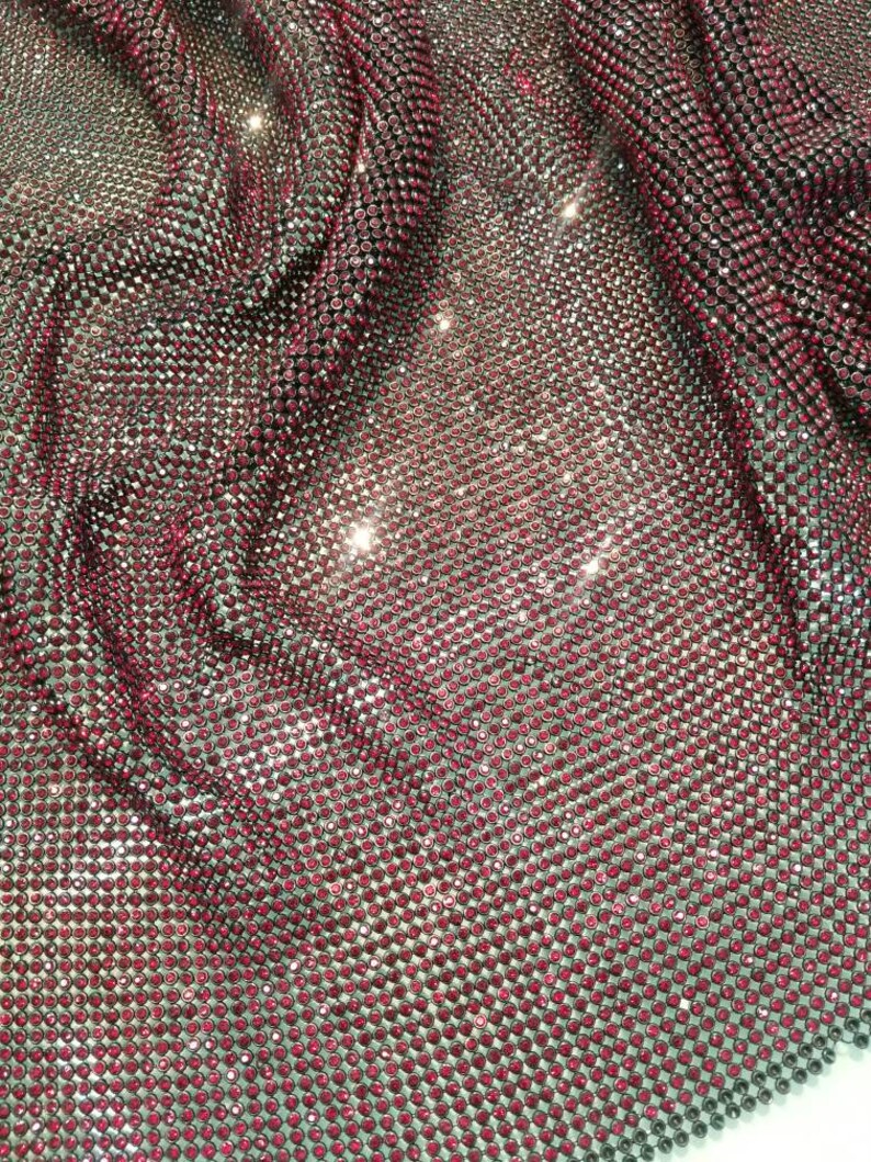 Rhinestone Sheets, Rhinestones Fabric, Rhinestones Mesh. Full Sheet ...