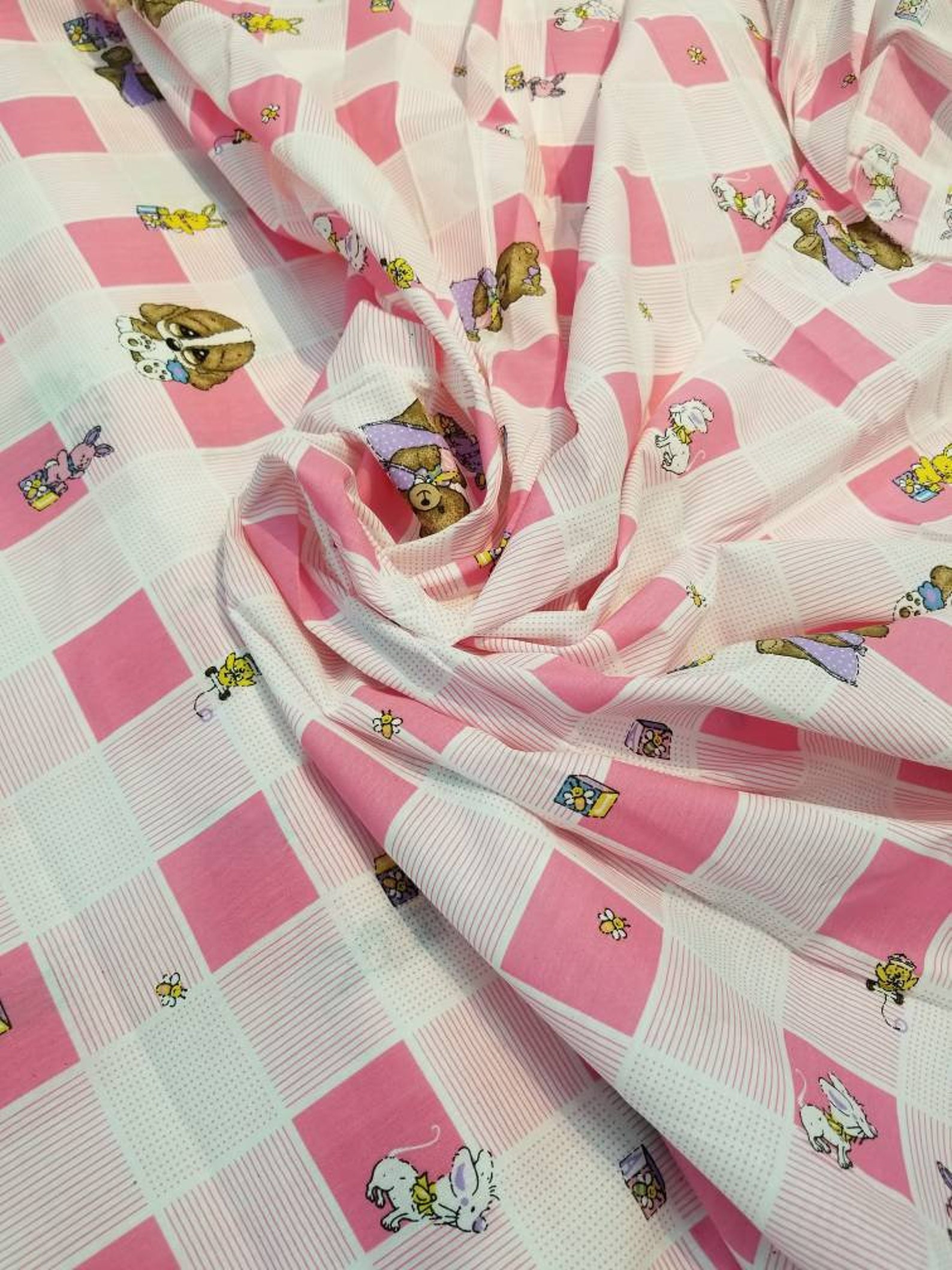 Cartoon Print Cotton Fabrics Usable for Children Clothing and Interior ...