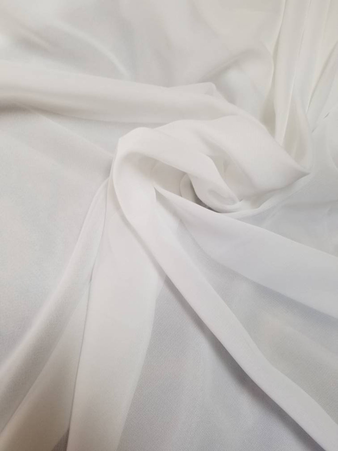 White Chiffon 54" Wide. Usable for Apparel and Interior Designing. - Etsy