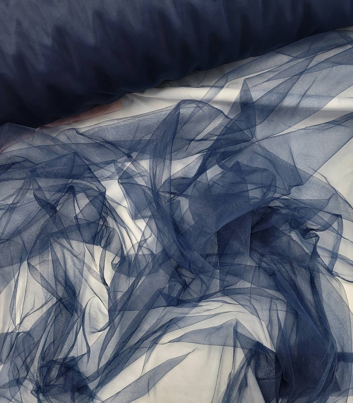 Super Fine Soft Navy Blue Color Tulle/mesh 60 Wide Sold - Etsy