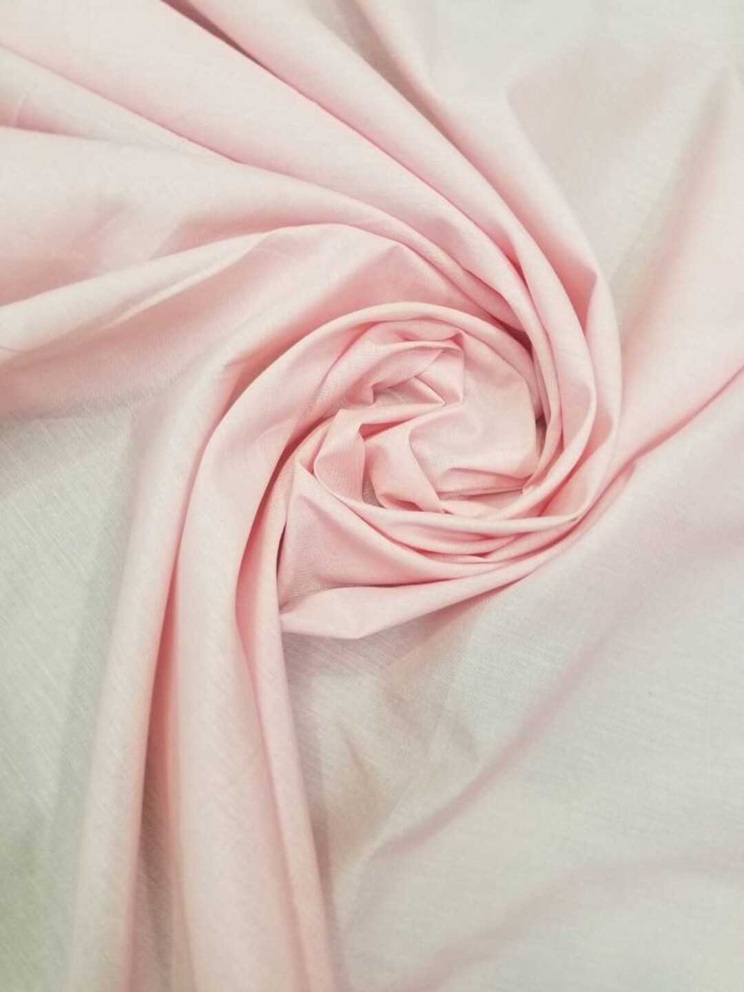 Pink Color Poly Cotton Fabric Usable for Apparel Accessories and ...