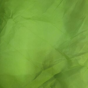 Green Color 100% Cotton Organdy, This Fabric is Stiff Semi Sheer Fabric ...
