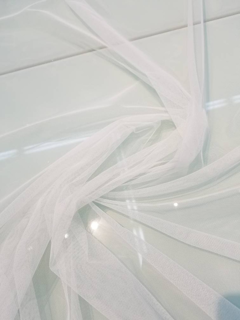 Super Fine Soft off White Color Tulle/mesh 60" Wide Sold by the Yard ...