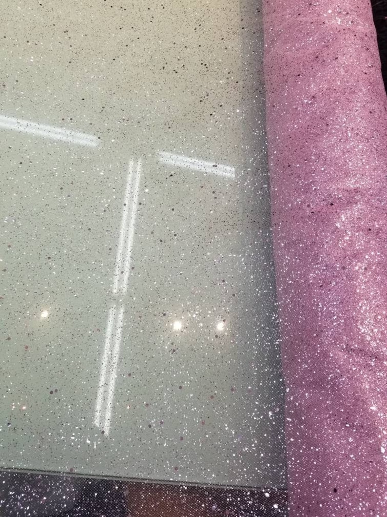 Glitter Sparkle Tulle Usable for Apparel Accessories Interior Designs ...