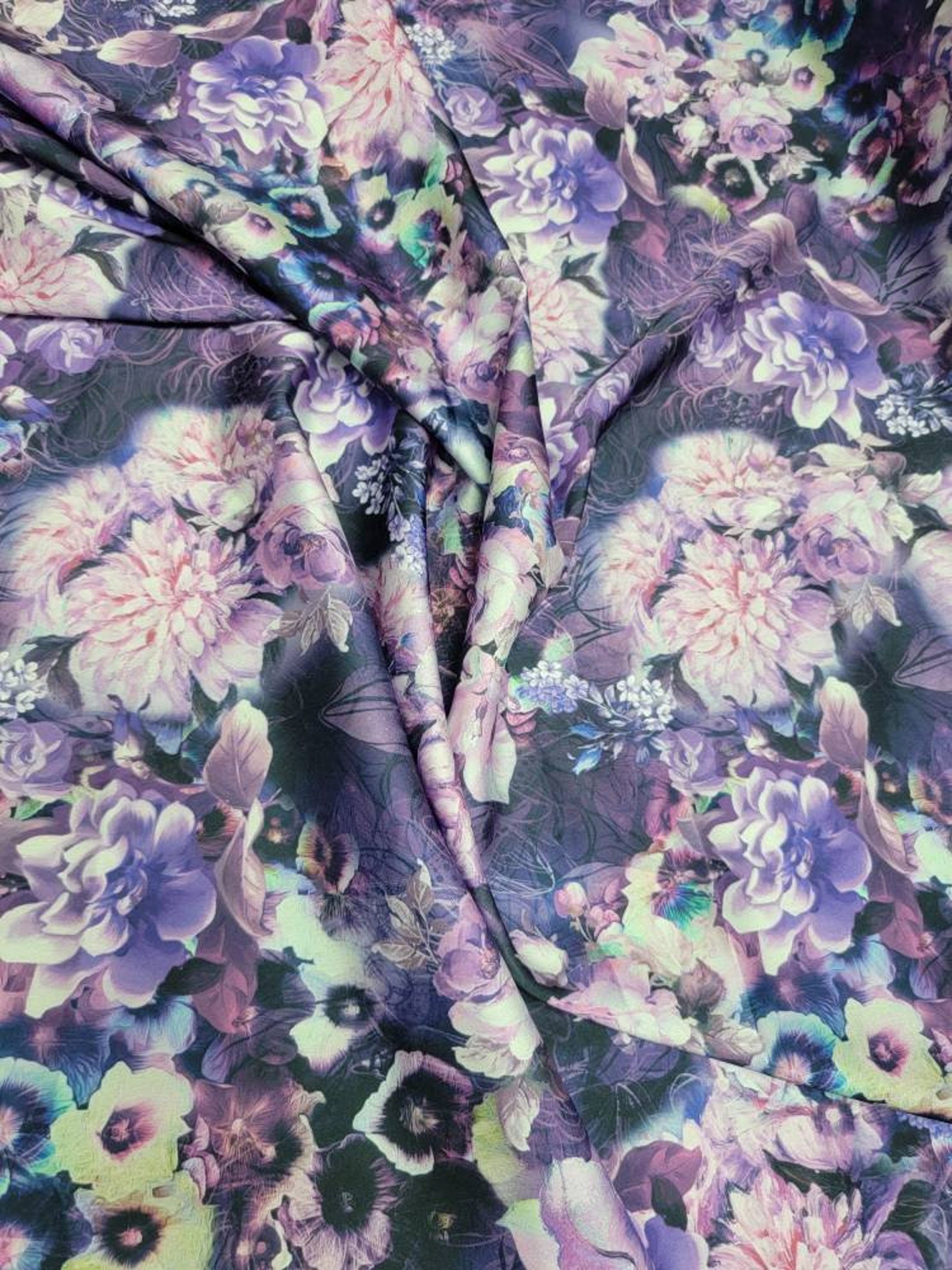 Digital Designer Floral Print Usable for Accessories Apparel | Etsy