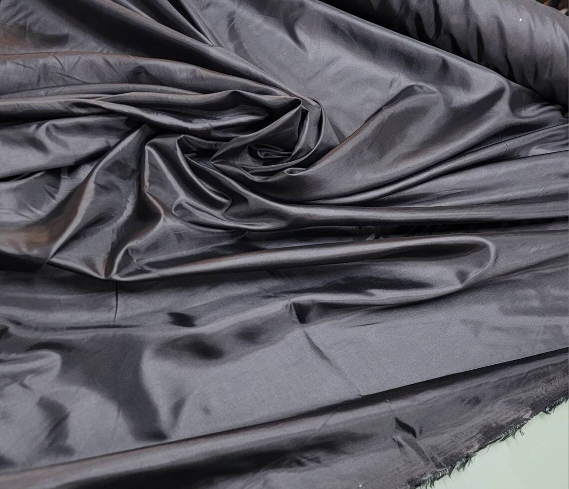 Black Color Polyester Lining Fabric is Soft Light Weightand - Etsy