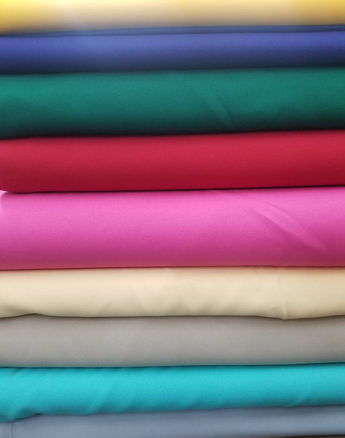 Beige Color and 10 More Colors Gaberdine Fabric Usable for - Etsy