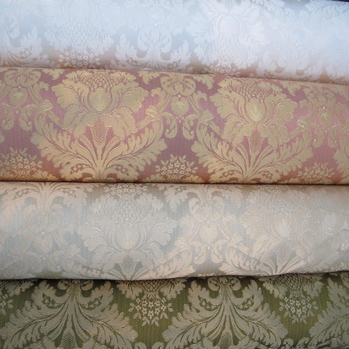 Damask Jaquard Brocade for Upholstry/ Drapery Fabric 110 | Etsy